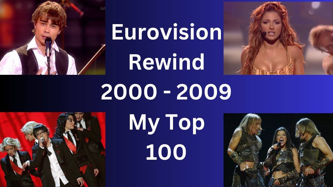 Eurovision 2000 - 2009 (My Top 100) - YouTube