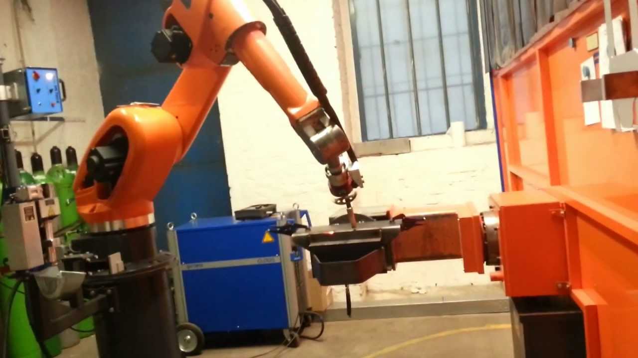 Kaynak Robotu lazer taramali - YouTube