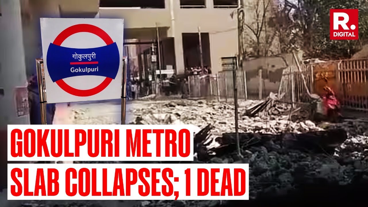 One Succumbs To Injuries After Portion Of Gokulpuri Metro Station ...