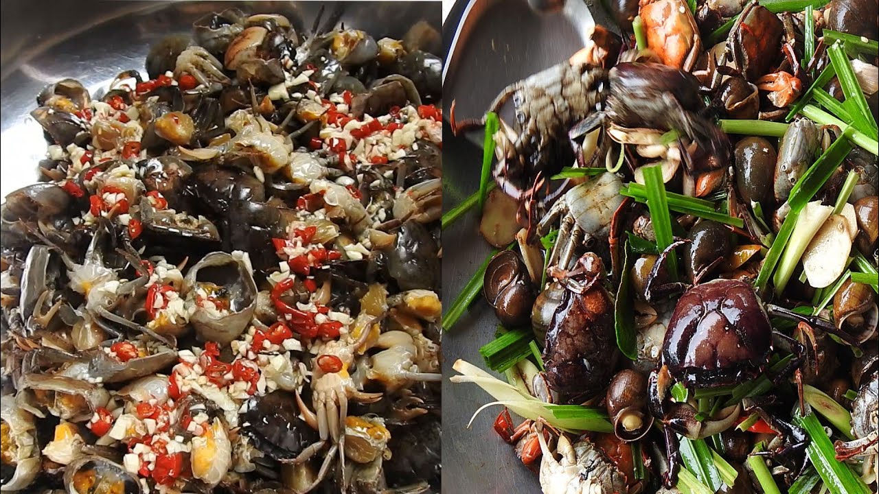 How to cook mini crabs| How to eat small Crabs | Crabs cooking recipe ...