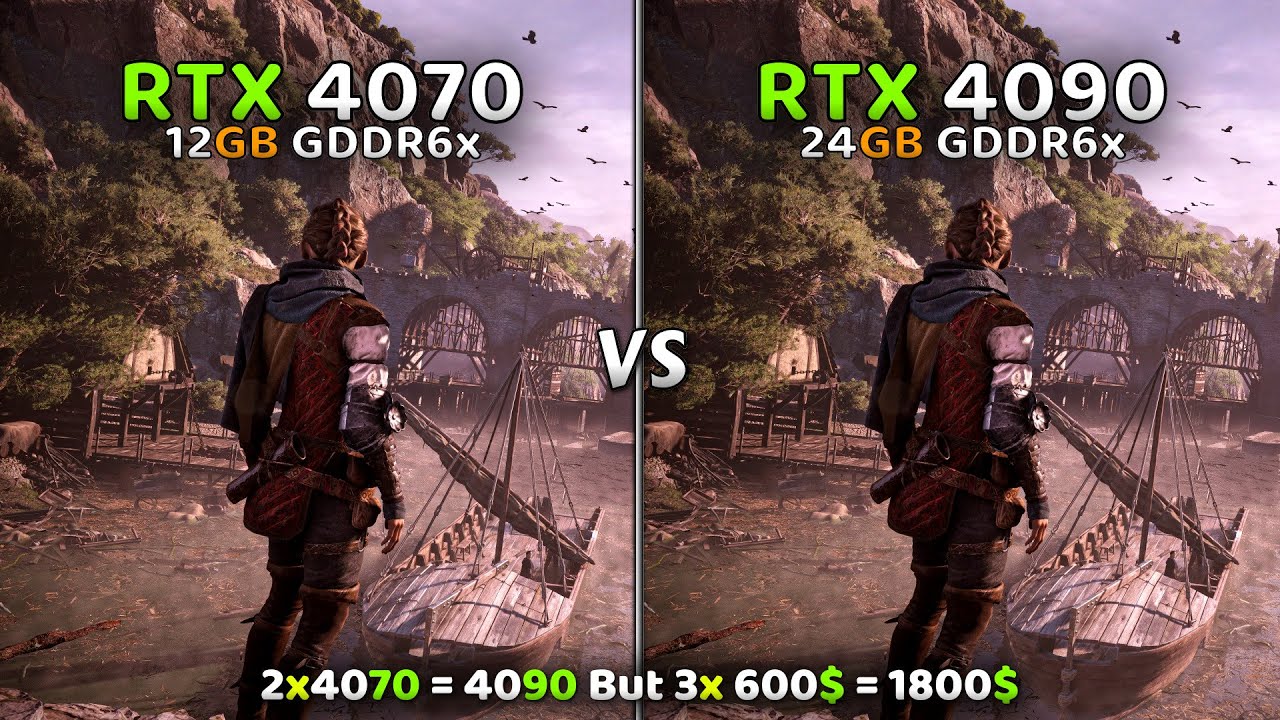 RTX 4070 vs RTX 4090 - Test In 4K🔥 | How Big Is The Diffference? | 8 ...