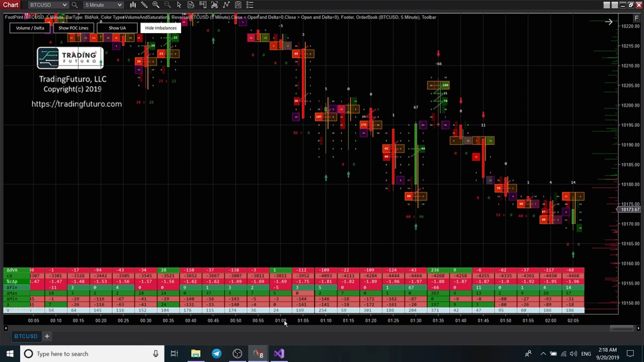 Advanced Order Flow Toolkit from TradingFuturo, LLC. FootPrint ...