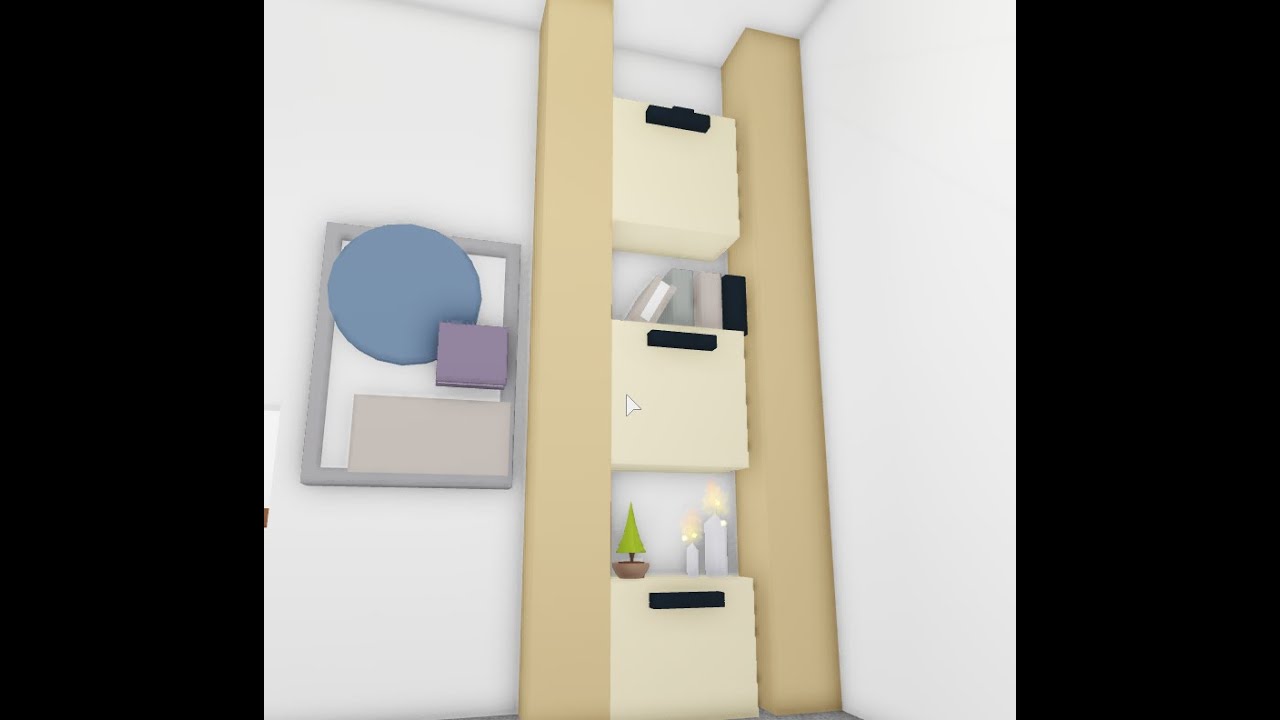 Custom shelves and painting! (ROBLOX ADOPT ME BUILD) - YouTube