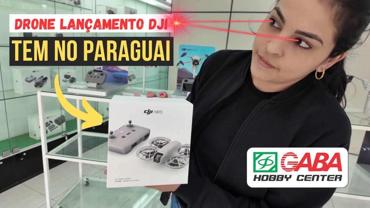 Drone DJI NEO no PARAGUAI, LANÇAMENTO já DISPONÍVEL na loja GABA HOBBY ...
