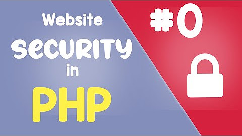 PHP website security & Hacking prevention - YouTube