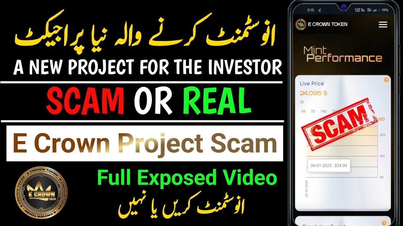 E Crown Project Scam or Real? Full Analysis and Earning Potential | New online Eraning Project ...