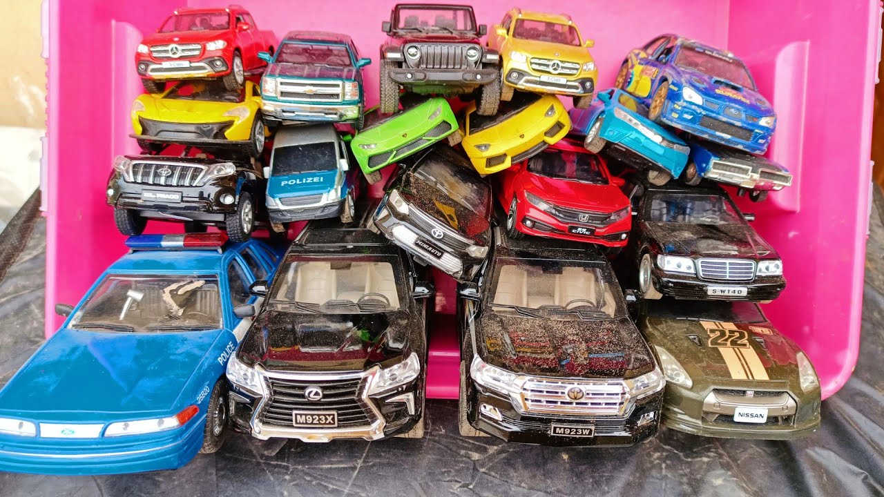 Box Full.Of Diecast Model Cars Collection - YouTube