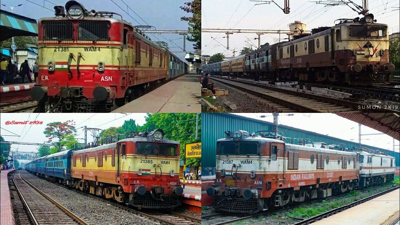 4 IN 1 WAM-4 COMPILATION | WAM4 LOCOMOTIVES COMPILATION | OLD IS GOLD ...