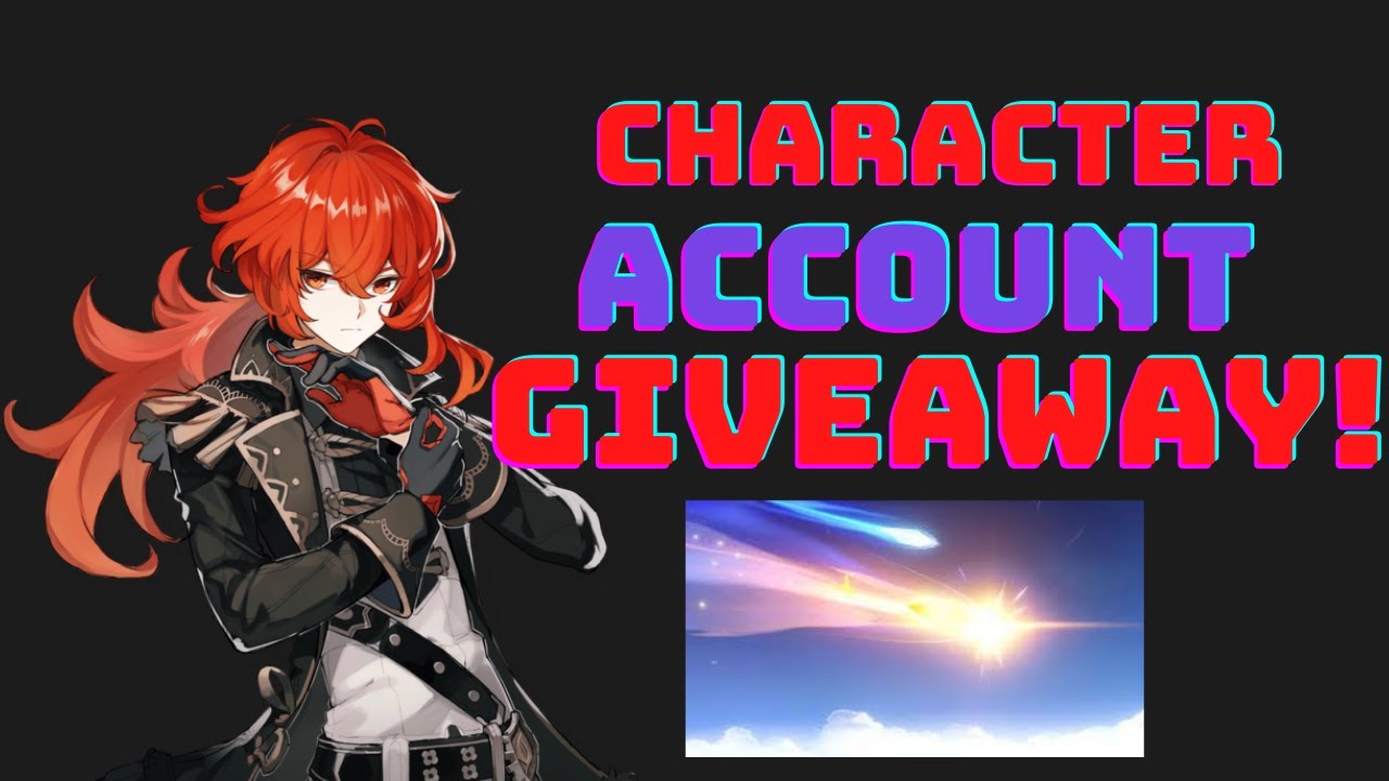 CHARACTER ACCOUNT GIVEAWAY!! | Genshin Impact - YouTube