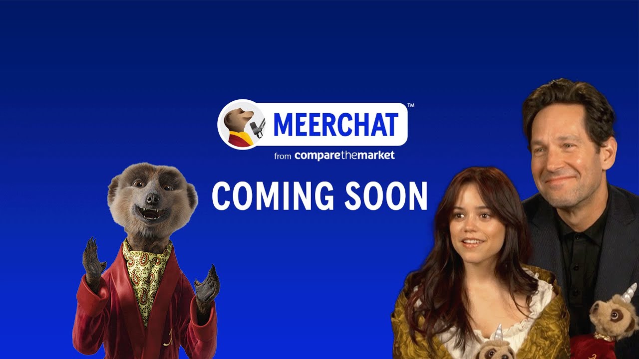 Meerchat Coming Soon: Jenna Ortega & Paul Rudd │ Compare the Market ...