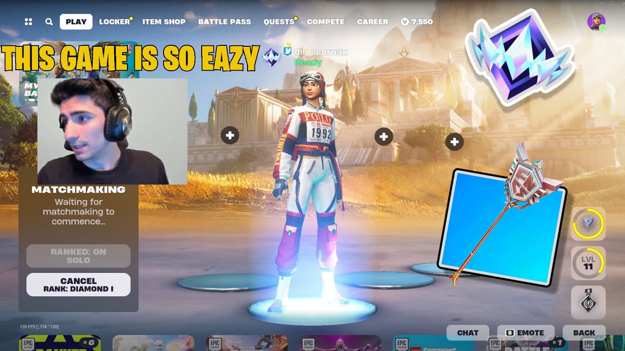 Acorn plays the new fortnite season - YouTube