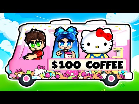 Building my DREAM CAFE in Roblox Hello Kitty Cafe!