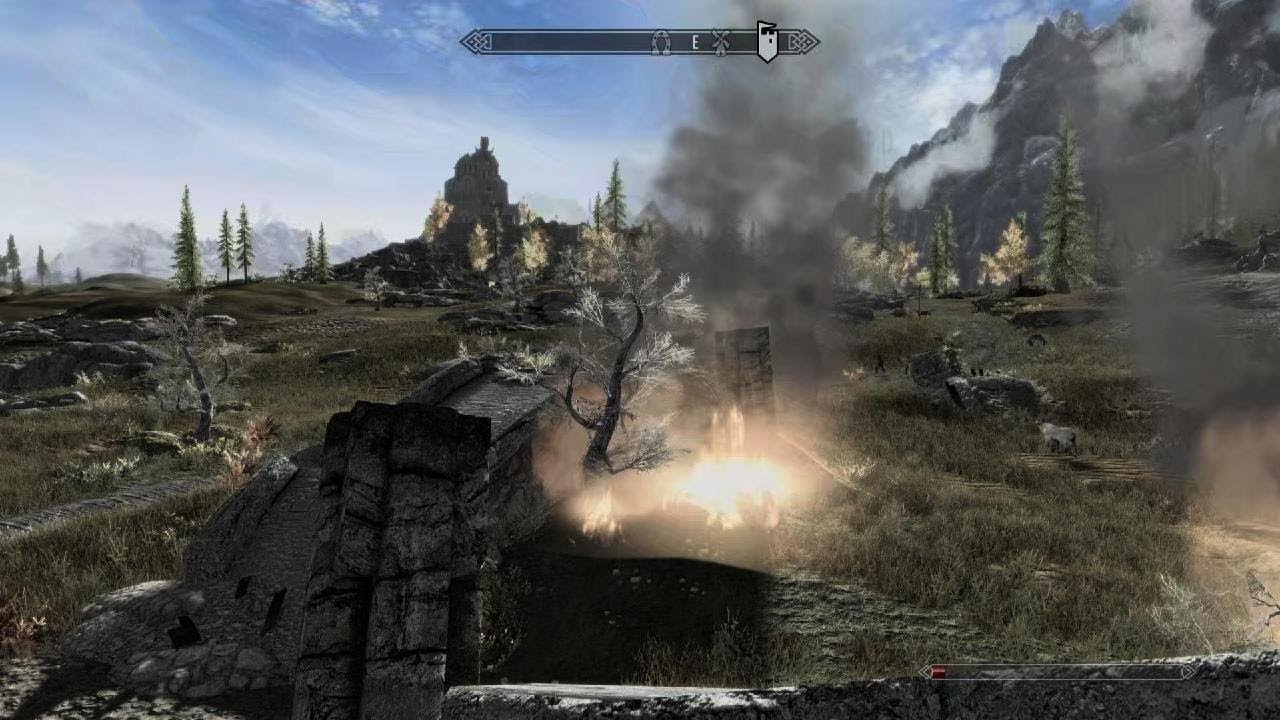 Skyrim Legendary + Survival Mirmulnir Boss - YouTube