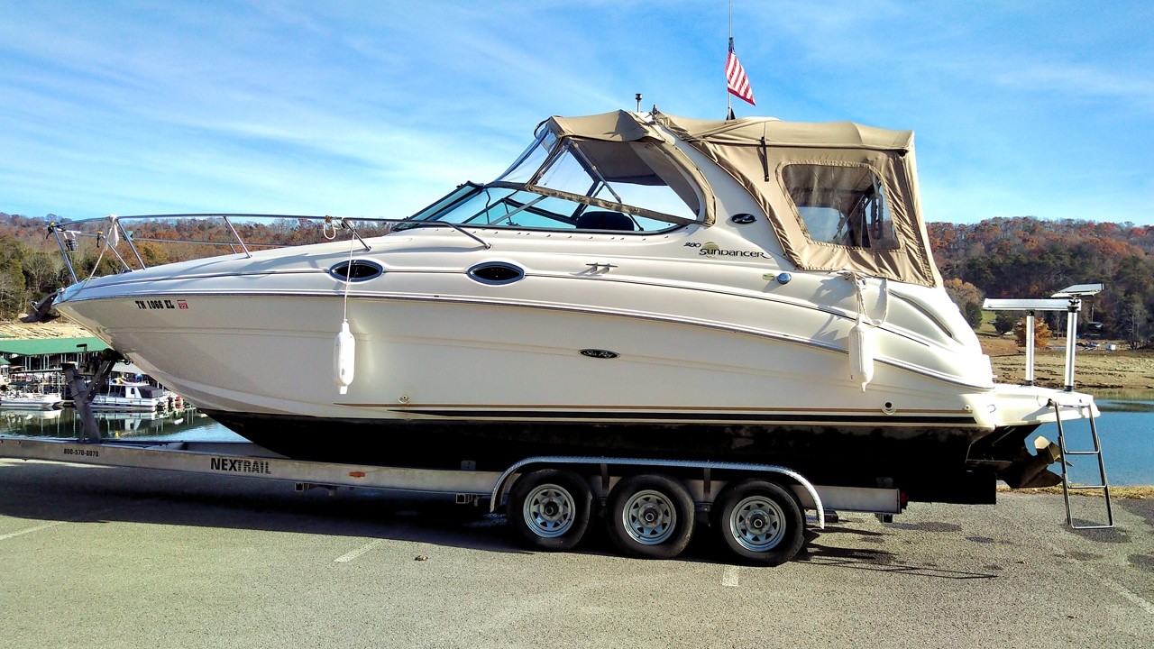 SOLD - 2003 SeaRay 280 Sundancer Express Cruiser with a Trailer on ...