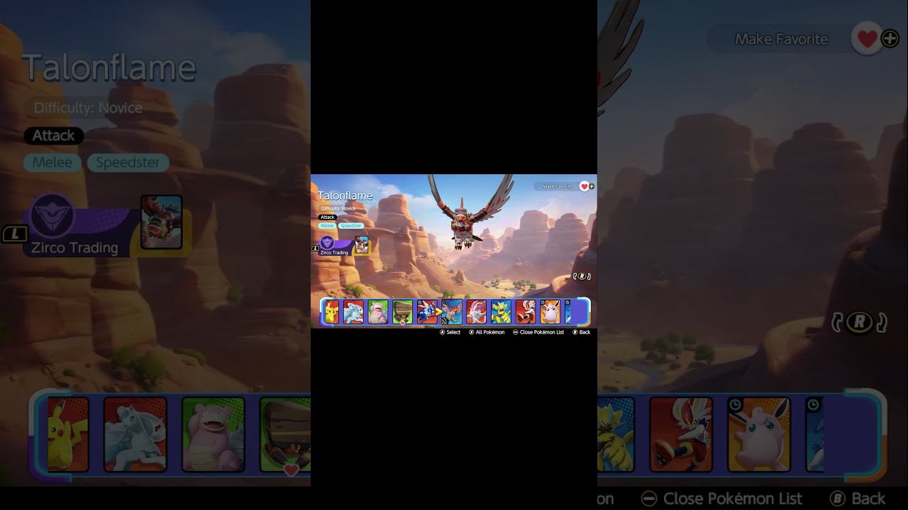 Talonflame Pilot Style - Pokemon Unite #shorts - YouTube