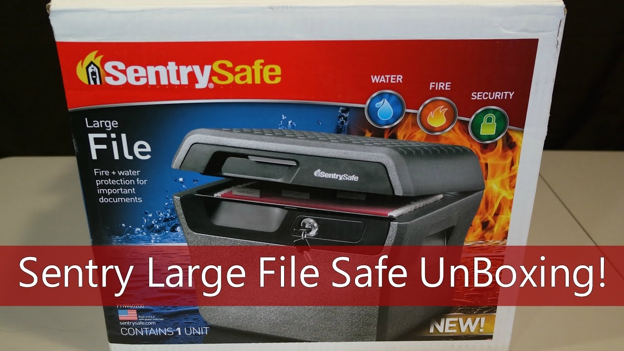 Sentry Large File Safe UnBoxing - YouTube
