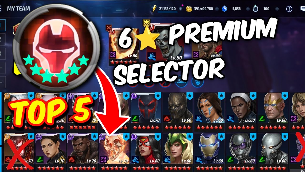 Top 5 Best Premium Characters | 6⭐ Premium Selector & Tier 2 Premium ...