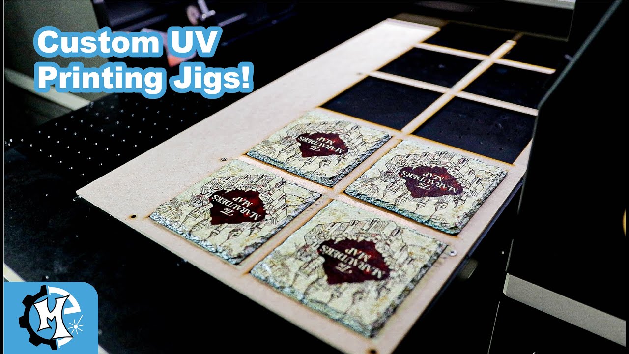 How to Create Custom Jigs for UV Printing - YouTube
