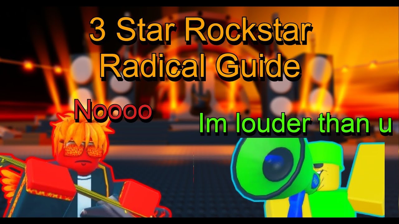The Battle Bricks 3 Star Rockstar Radical guide! - YouTube