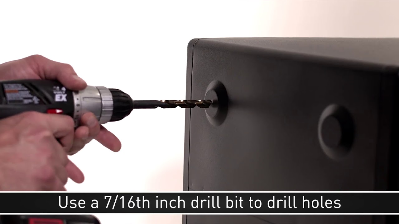 How to Mount a Sentry®Safe Fire/Water Resistant Safe - YouTube