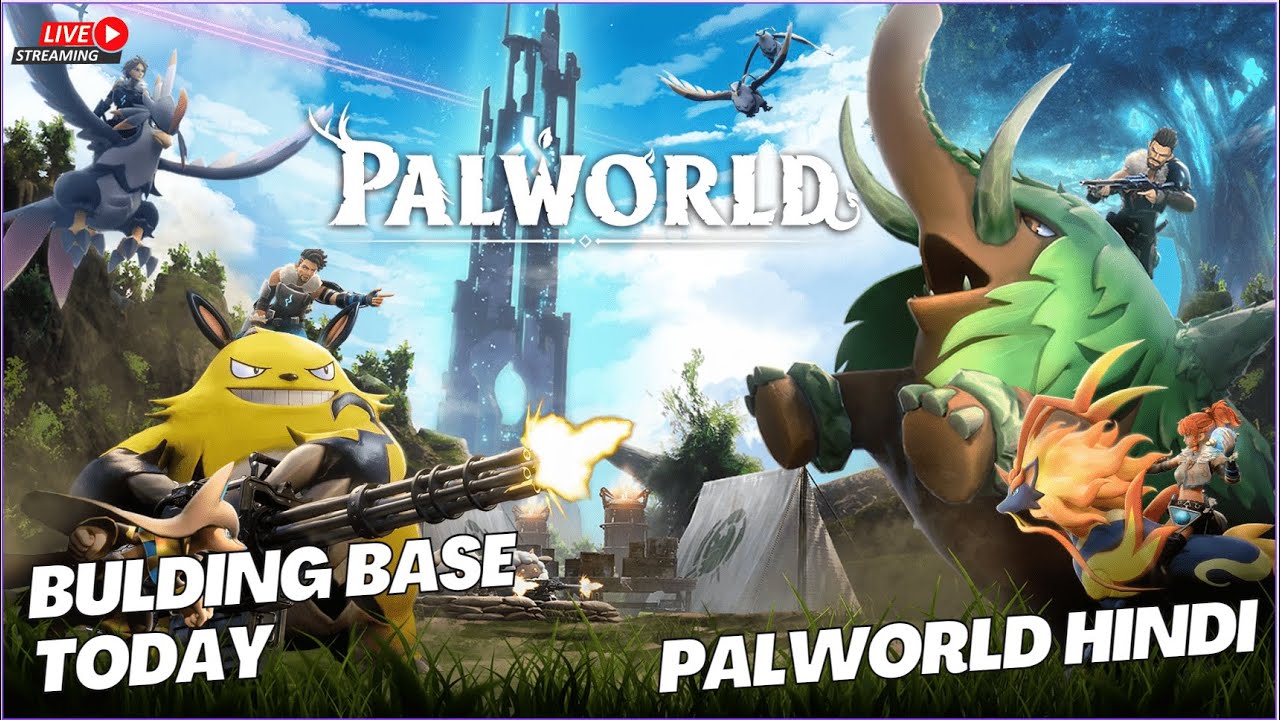 Palworld India Live Streaming Day 3 | Building Base Today # ...