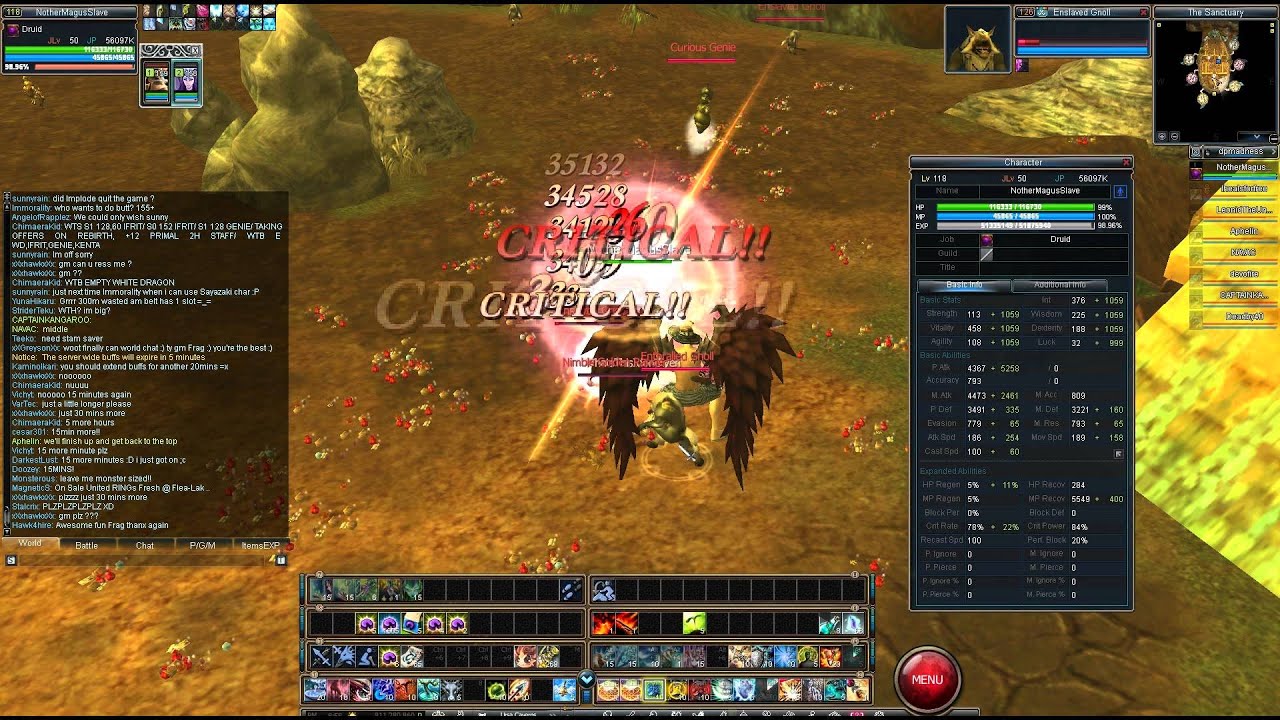 Rappelz: GM's Uber Buff Us! :D - YouTube