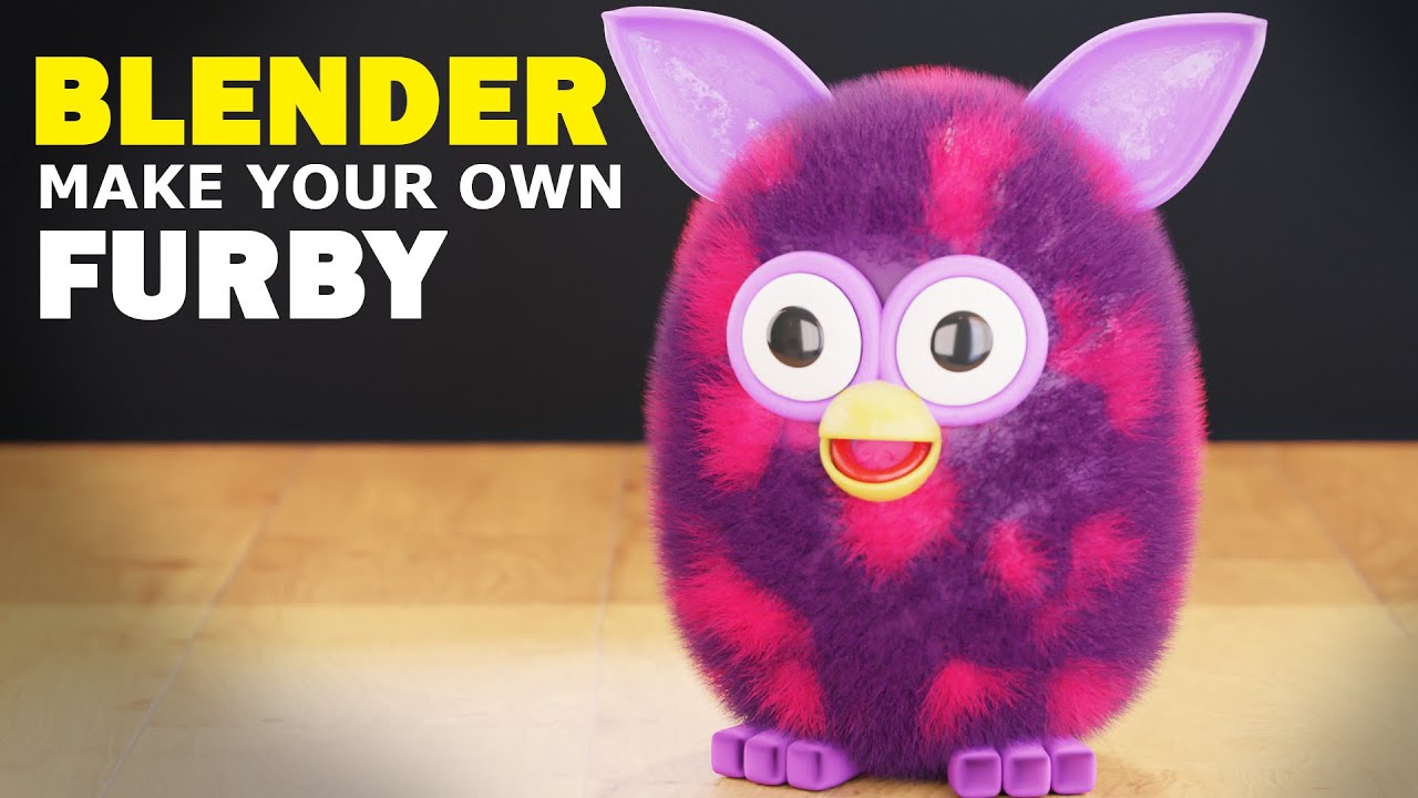 Blender: Make Your Own Furby | Tutorial - YouTube
