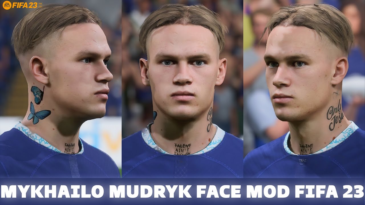 How To Install: Mykhailo Mudryk Face Mod For FIFA 23 - YouTube