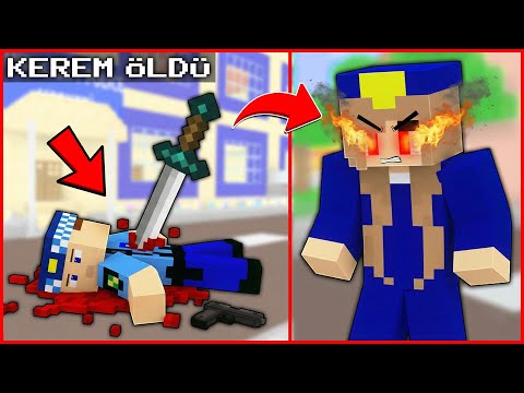 KEREM KOMİSER ÖLDÜ, ASLI POLİS İNTİKAM ALDI! 😱 - Minecraft ZENGİN FAKİR HAYATI