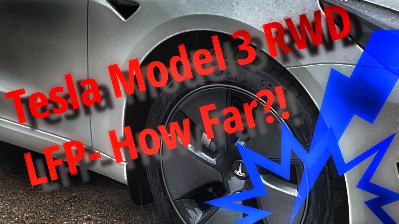 Tesla Model 3 2022 / 2023 RWD LFP-EXTENSIVE Range Tests Summer and ...