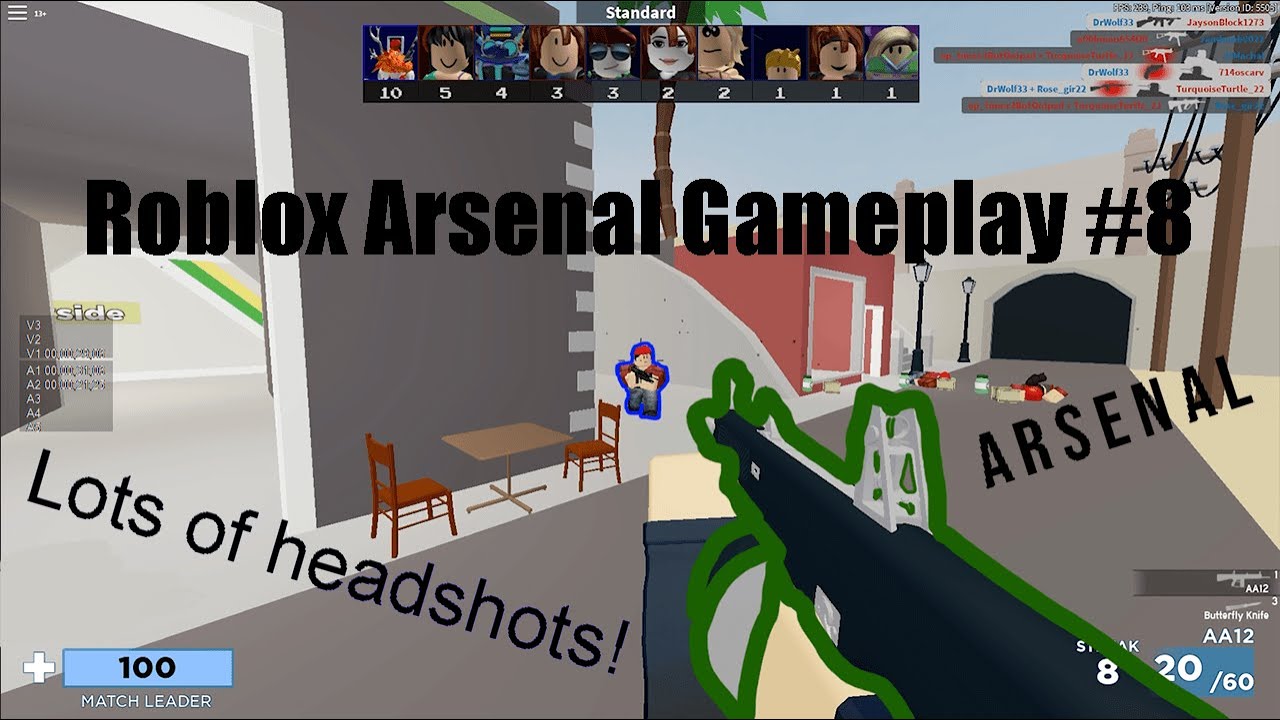 Roblox Arsenal Gameplay #8 : Headshots! - YouTube