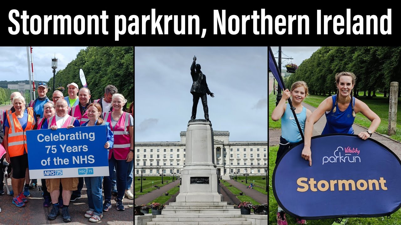 Stormont parkrun. Celebrating 75 Years of the NHS. Running Around the ...