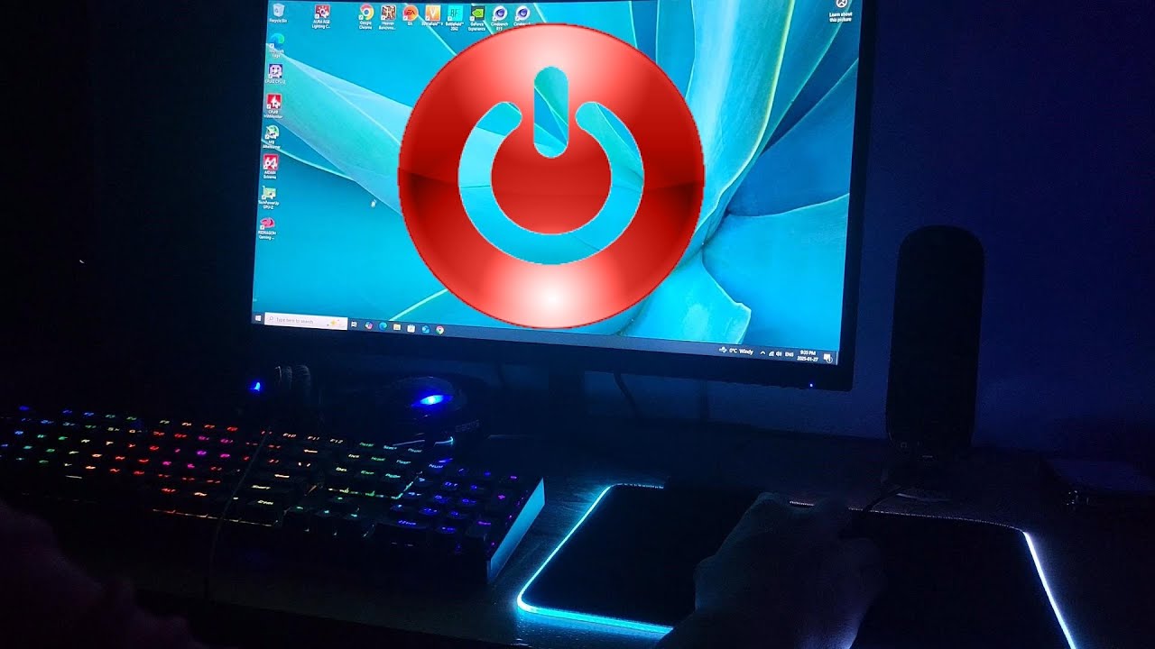 How to turn off your RGB/LED lights at shutdown - YouTube