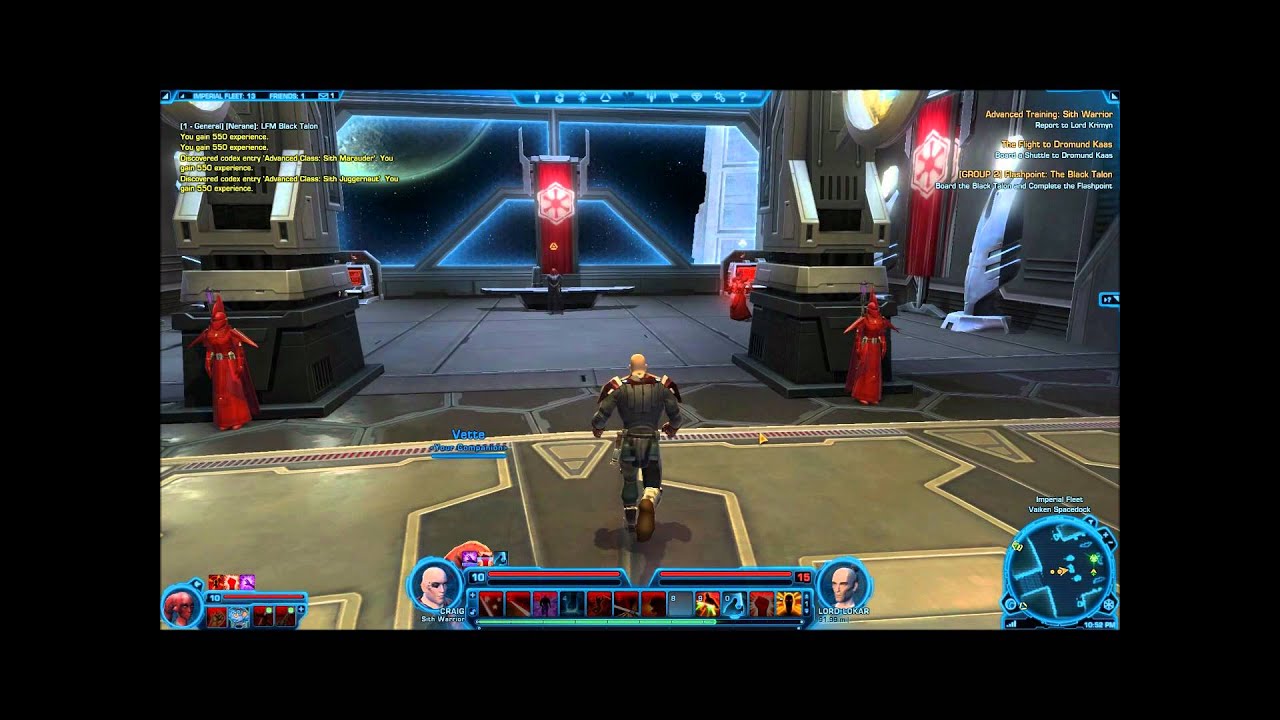 How to get your advanced class in Star Wars: The Old Republic - YouTube