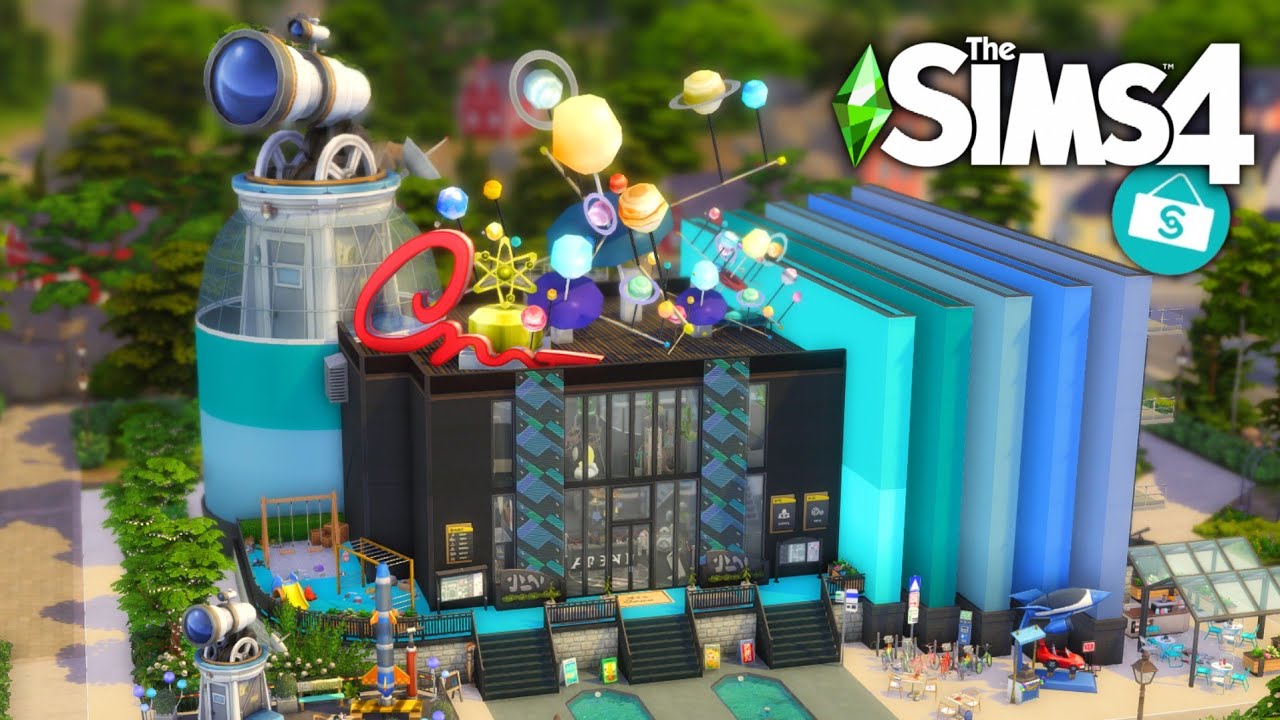 OBSERVATORY & SCIENCE BUSINESS 🚀🪐| The Sims 4 No CC Speedbuild ...