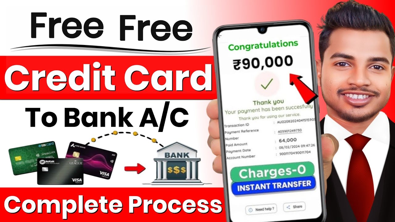 Credit Card To Bank Account Money Transfer Free | How To Transfer Money ...