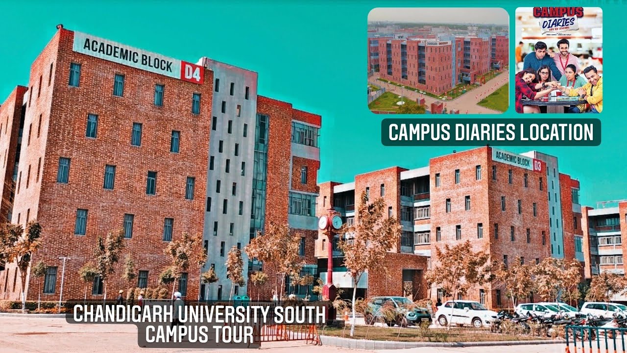 chandigarh university south campus tour|| Chandigarh University campus ...