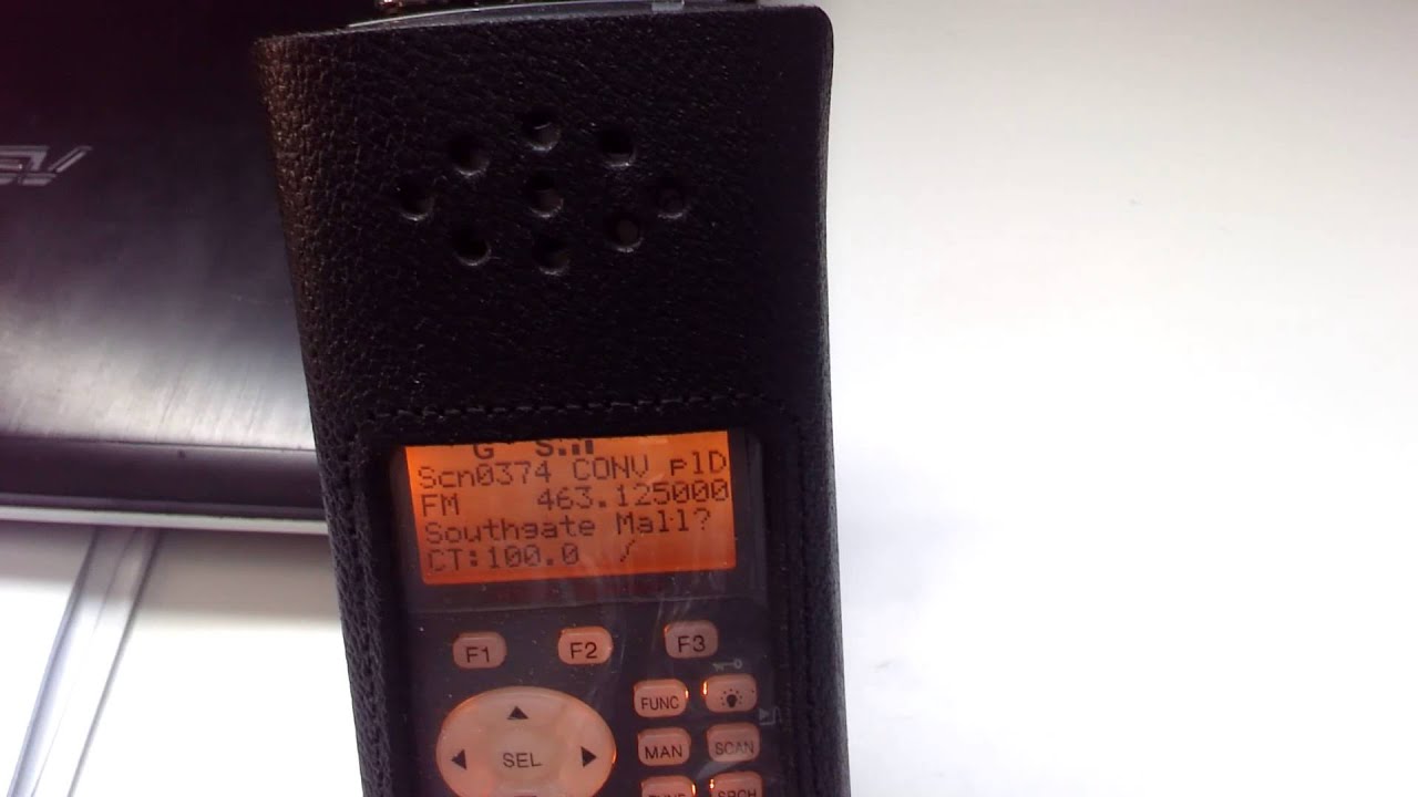 GRE PSR-500 scanner - YouTube