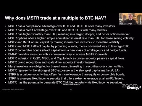 Why Does Mstr Deserve to Trade at a Premium to BTC NAV Q1 2025 Earnings ...