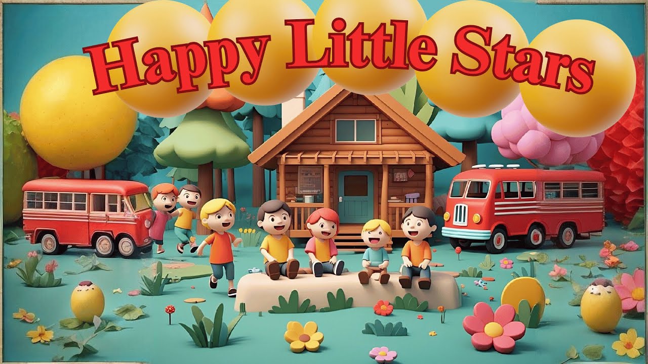 Happy Little Stars Song For Kids | Kids Educational Songs | Song For ...