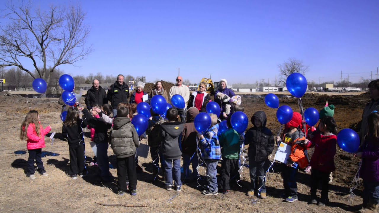The balloon release at the PAAS Groundbreaking ceremony - YouTube
