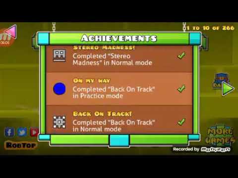 All the geometry dash Achievements 2019😁 - YouTube