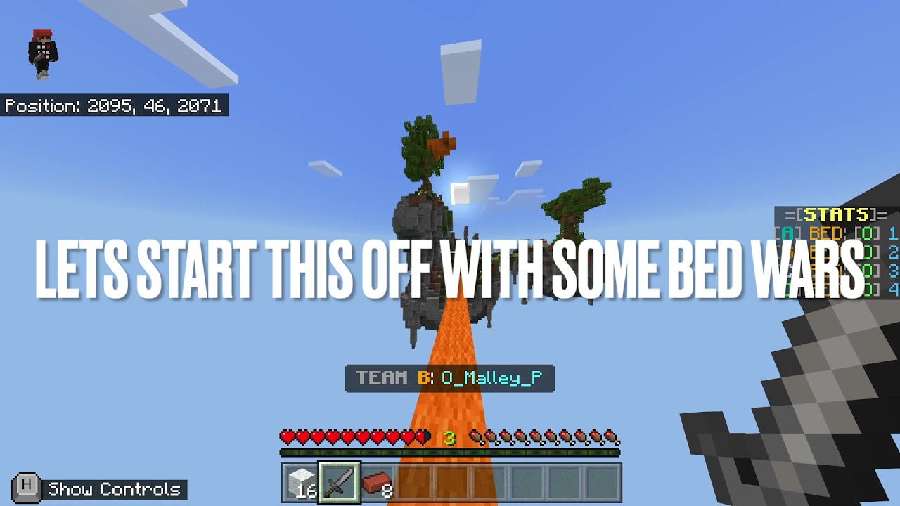 Minecraft Education Edition Bed Wars Sky wars The Bridge PVP and Block Clutch Montage/50 SUB ...