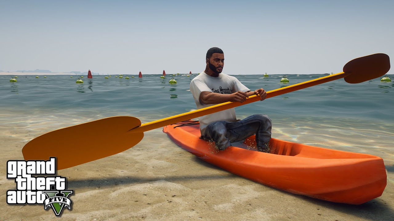 How to install Kayak mod in GTA 5 / Usable Kayak with Paddle - YouTube