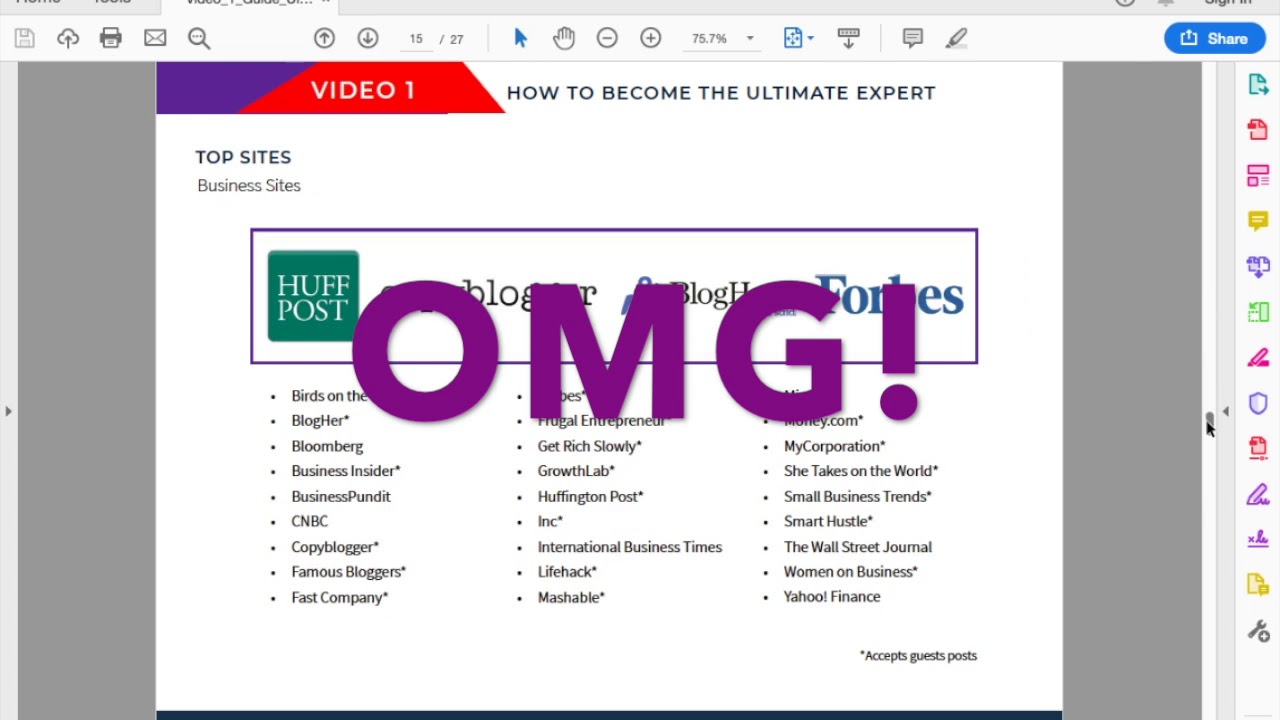 FREE list of over 200 media outlets that are waiting to hear from you ...