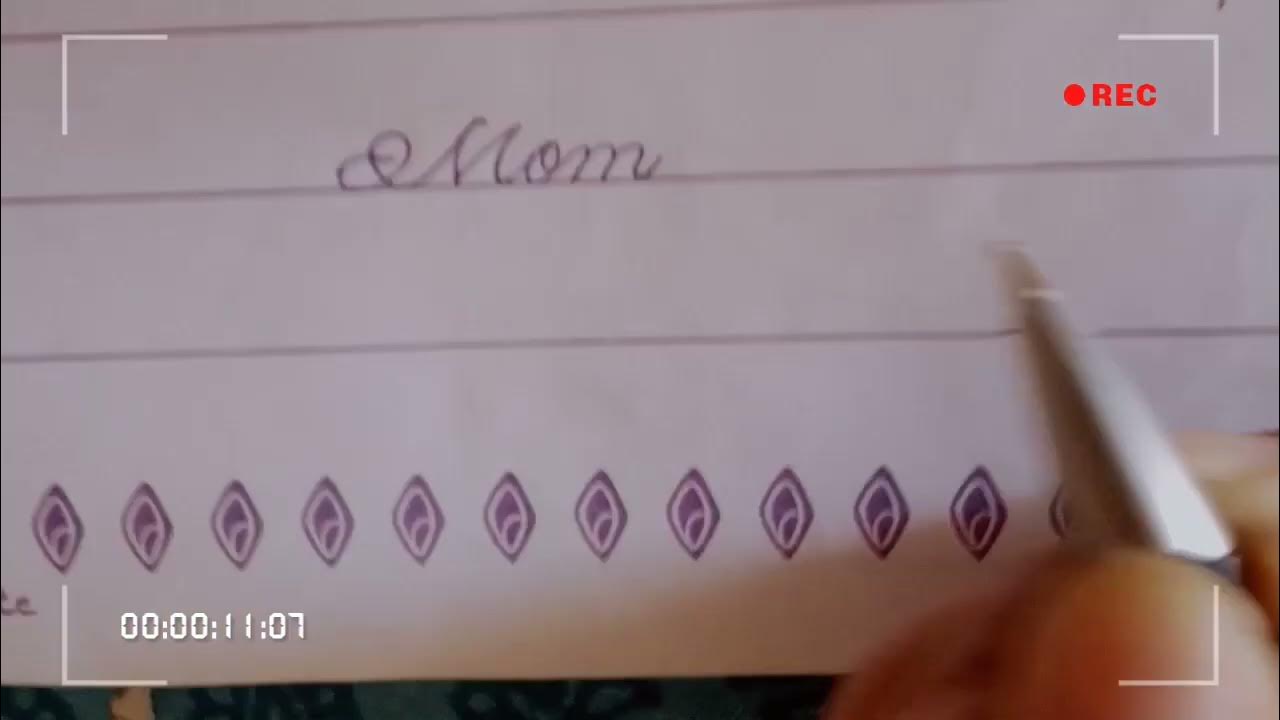how To Write A Mom In Cursive Handwriting Stepbystep how-to-write-a-mom-in-cursive-handwriting-stepbystep