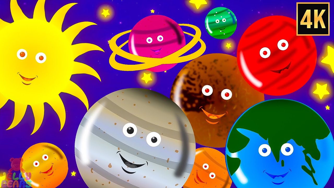 Learning Planets Song + More Cartoon Songs for Kids - YouTube
