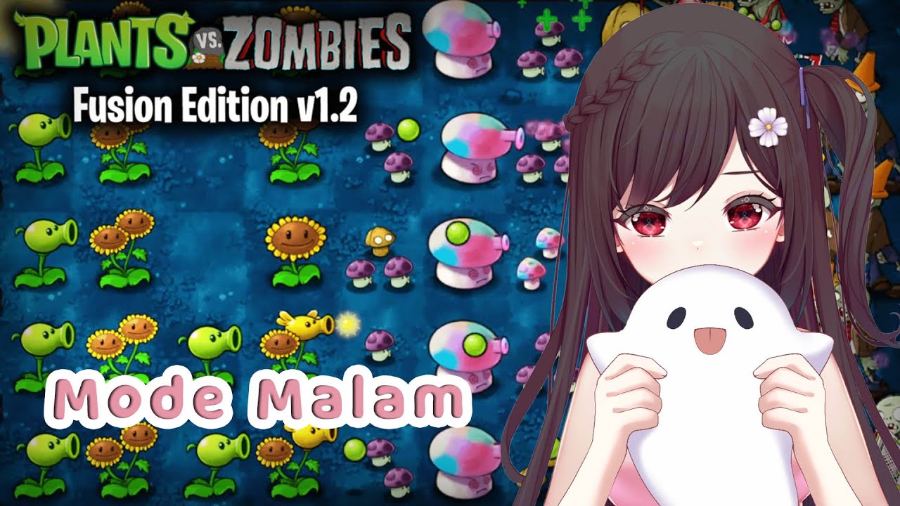 【PVZ Fusion】Mode Malam - YouTube