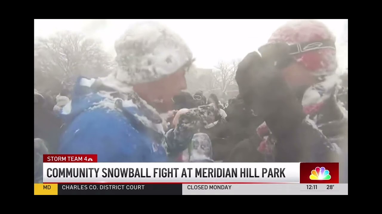 Joseph Olmo in DC Snowball Fight - YouTube