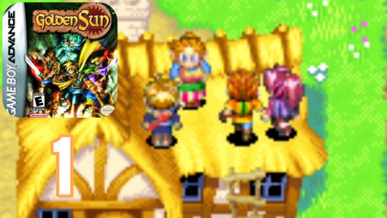 Golden Sun - Gameplay Walkthrough Part 1 (GBA) - No Commentary - YouTube